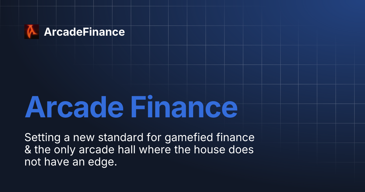 Arcade Finance | ArcadeFinance